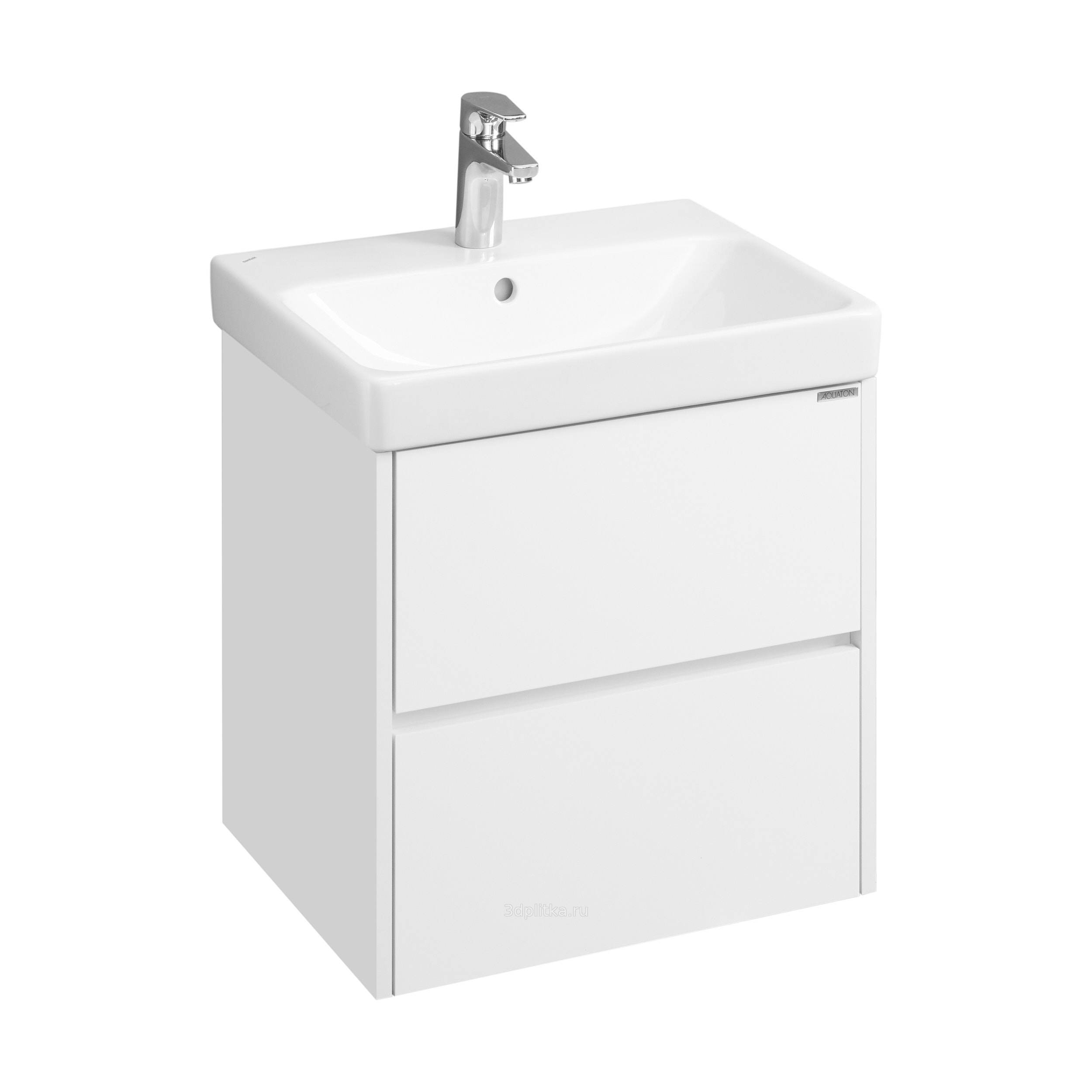Aquaton Сканди 1A251701SD010 Белый матовый/Белый глянец 55 тумба для ...