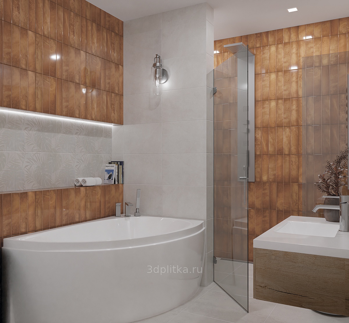 Bricks 🏆 Green 31,5x63 настенная плитка от Azori купить керамическую ...