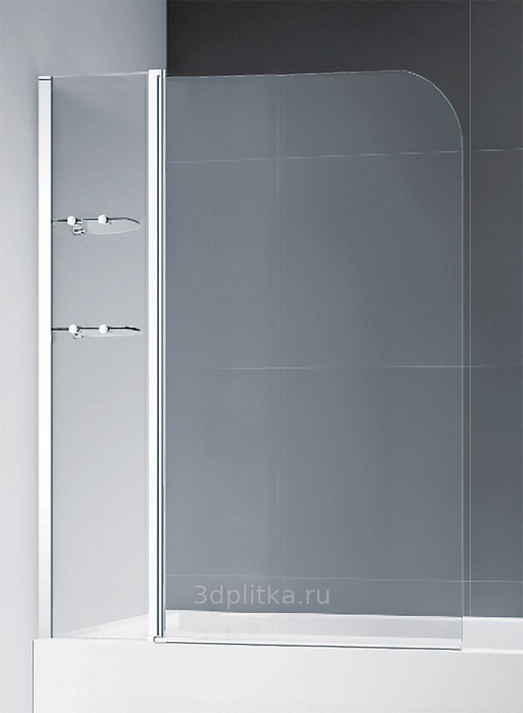 Cezares Eco Стекло прозрачное / Хром 120х140 шторка для ванны 🏆 купить ...