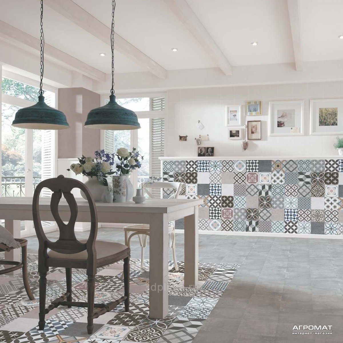 Chic 🏆 Poole White 45x45 напольная плитка от Dual Gres купить керамическую плитку и керамогранит ...