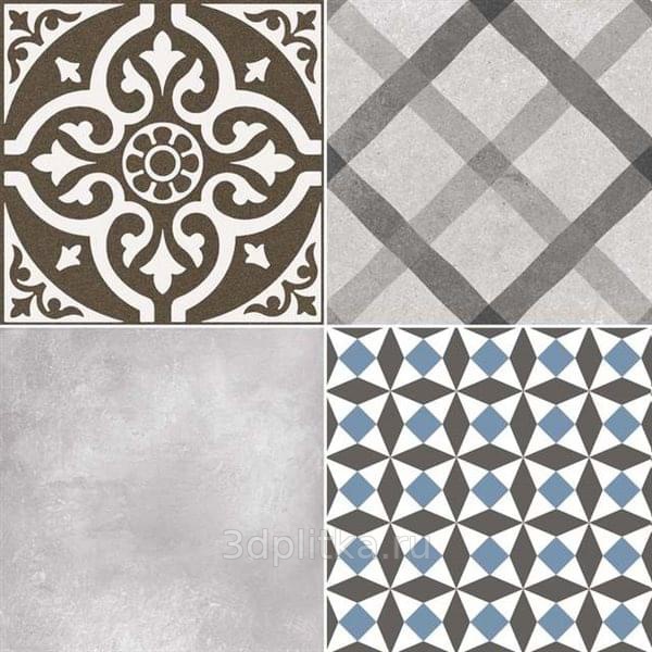 Chic Helen Cold 44,5x44,5 керамогранит от Dual Gres купить керамическую плитку и керамогранит в ...