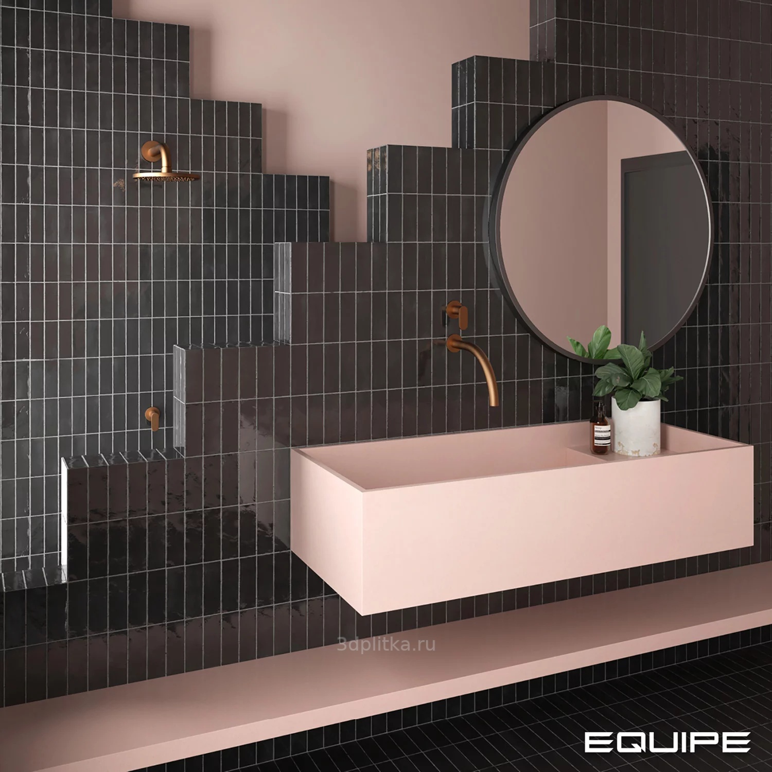 27989 Coco 🏆 Verd Glossy 5x15 керамогранит от Equipe купить ...