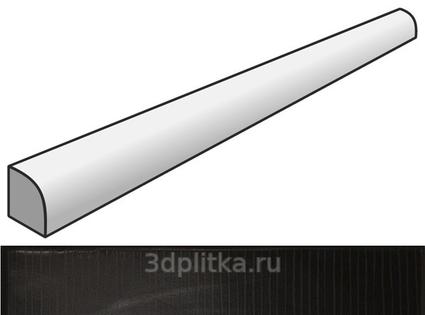 23926 Fragments Jolly Anthracite Matt 1,2x20 бордюр от Equipe купить ...
