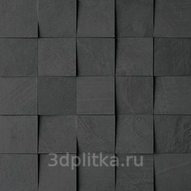 SU0734M Spatula Nero Mosaico Mix 3D 34,5x34,5 мозаика от Impronta ...