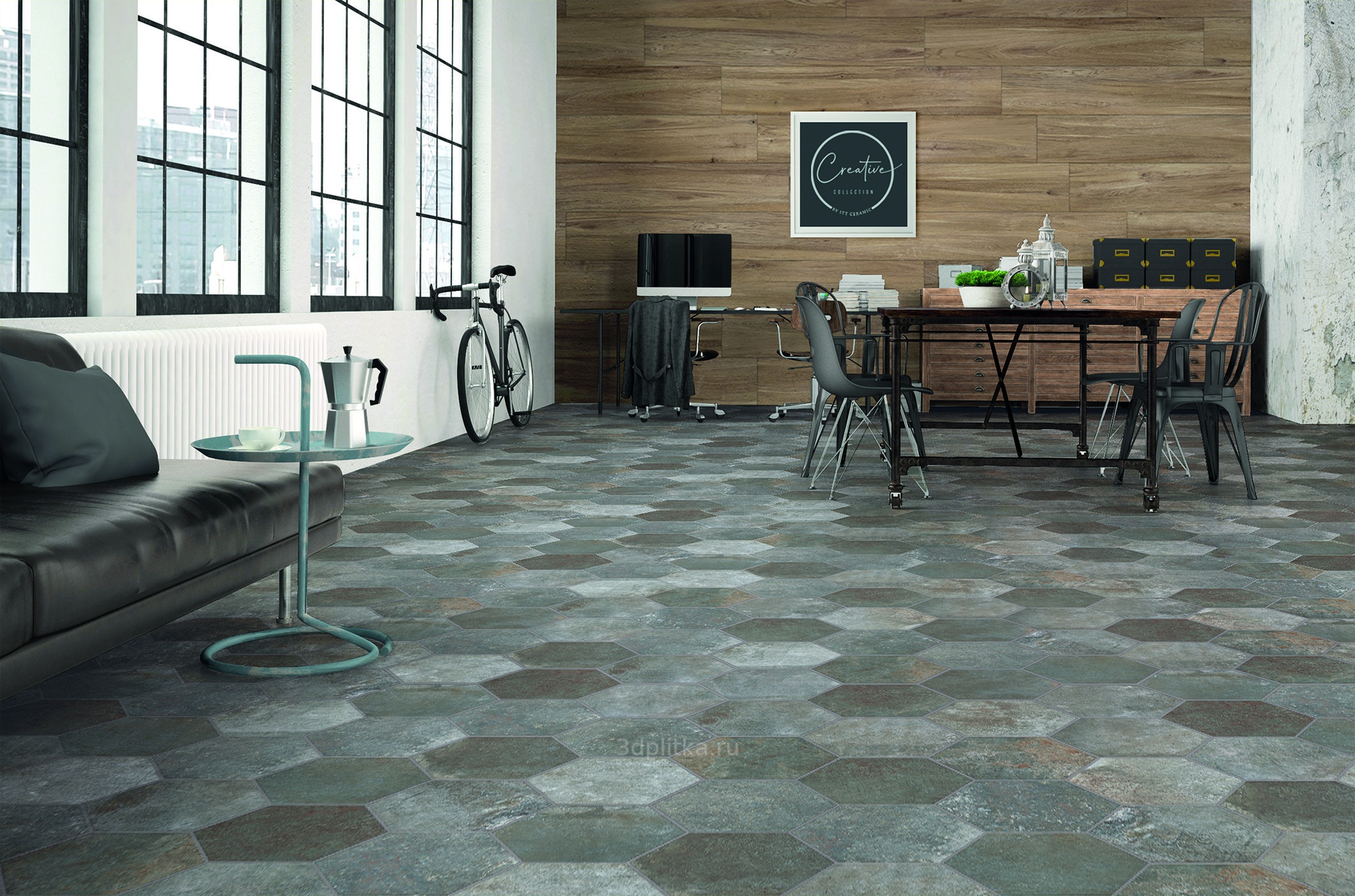 ITT Ceramic Siena Hexa 🏆 купить плитку и керамогранит в Москве – цена АйТиТи Siena Hexa (Испания)