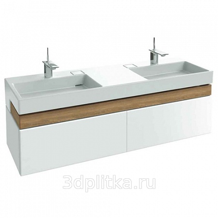 Jacob Delafon Terrace EB1189-G1C+EXA9112-00 Белый 150 тумба с раковиной ...