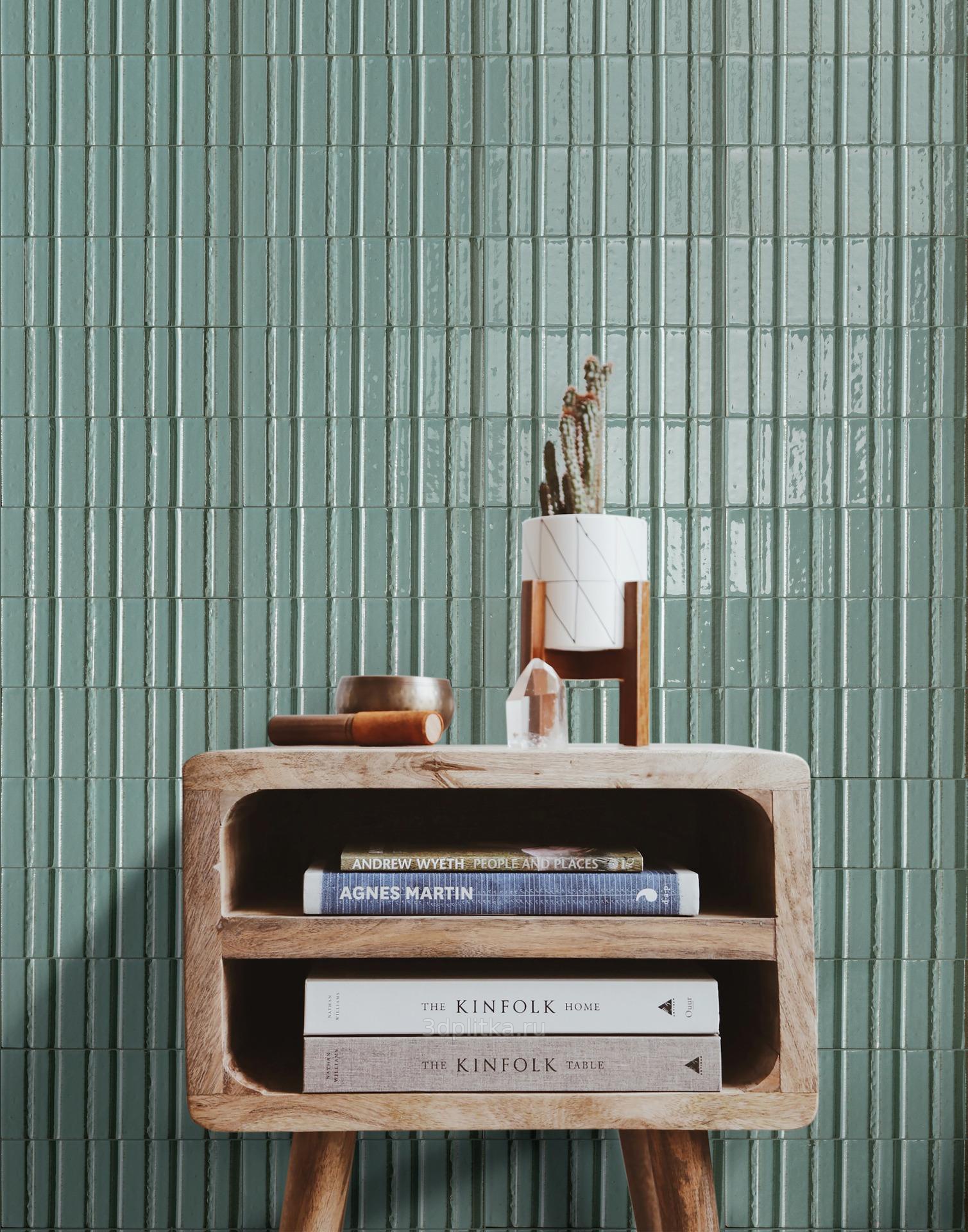 RAF0 Glace 🏆 Blu Notte Glossy 7,5x20 керамогранит от Marazzi Ragno ...