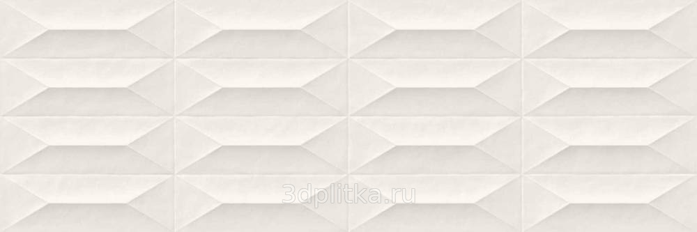 M4KT Colorplay White Struttura Cabochon 3D Rett. 30x90 настенная плитка ...