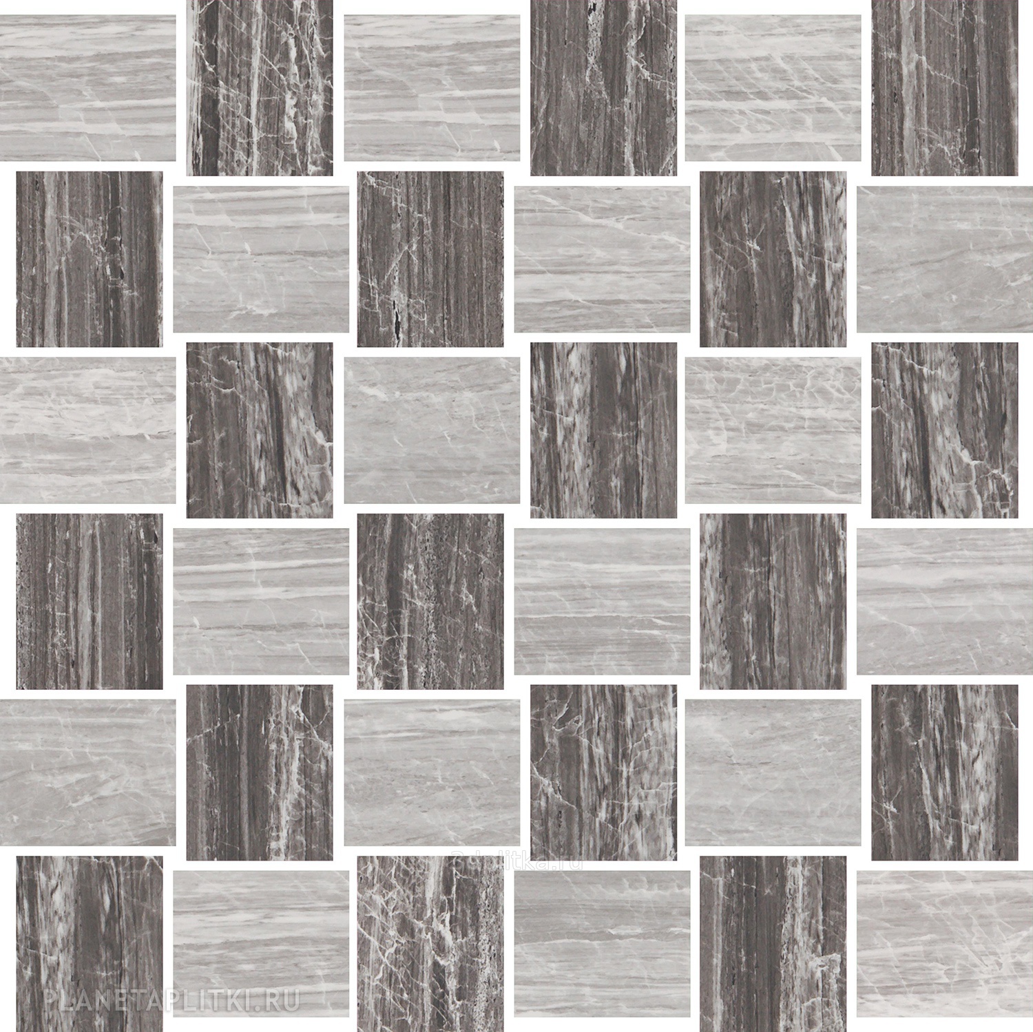 Cr Badab Malla Braided Ash 28x28 мозаика от Pamesa купить керамическую ...