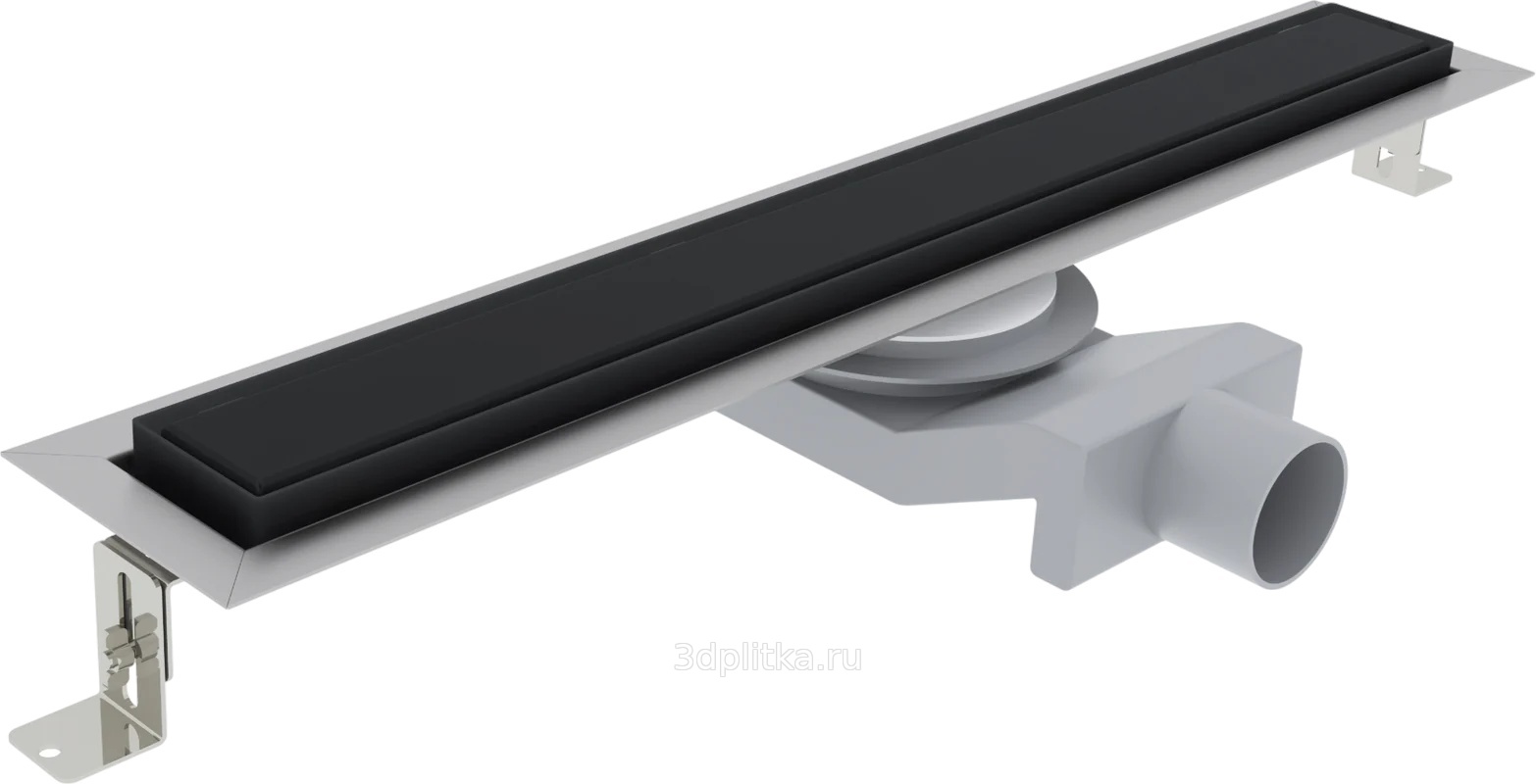 Plumberia Selection PST In-Tile PST100NO Чёрный матовый 100 душевой ...