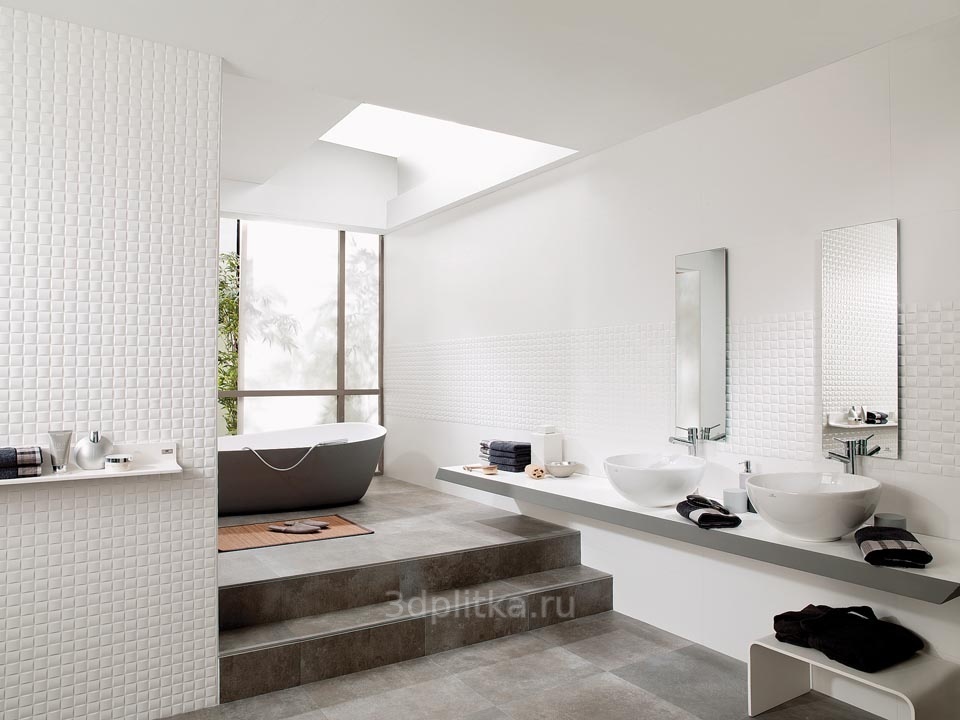 100105125 Oxo 🏆 Line Blanco 31,6x90 настенная плитка от Porcelanosa ...