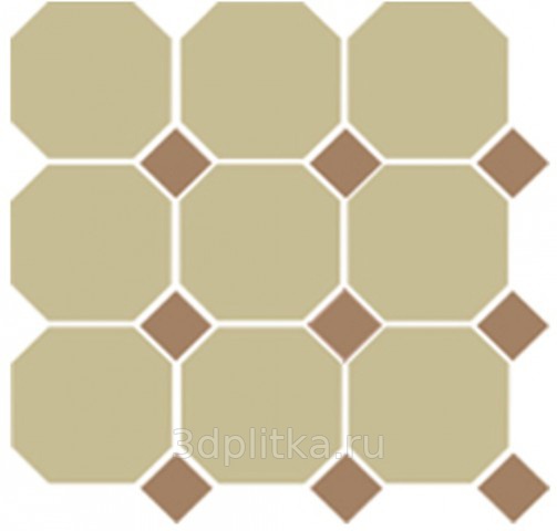 4403OCT04 Octagon 🏆 Yellow 03/Caramel Dots 30x30 керамогранит от TopCer купить керамическую ...