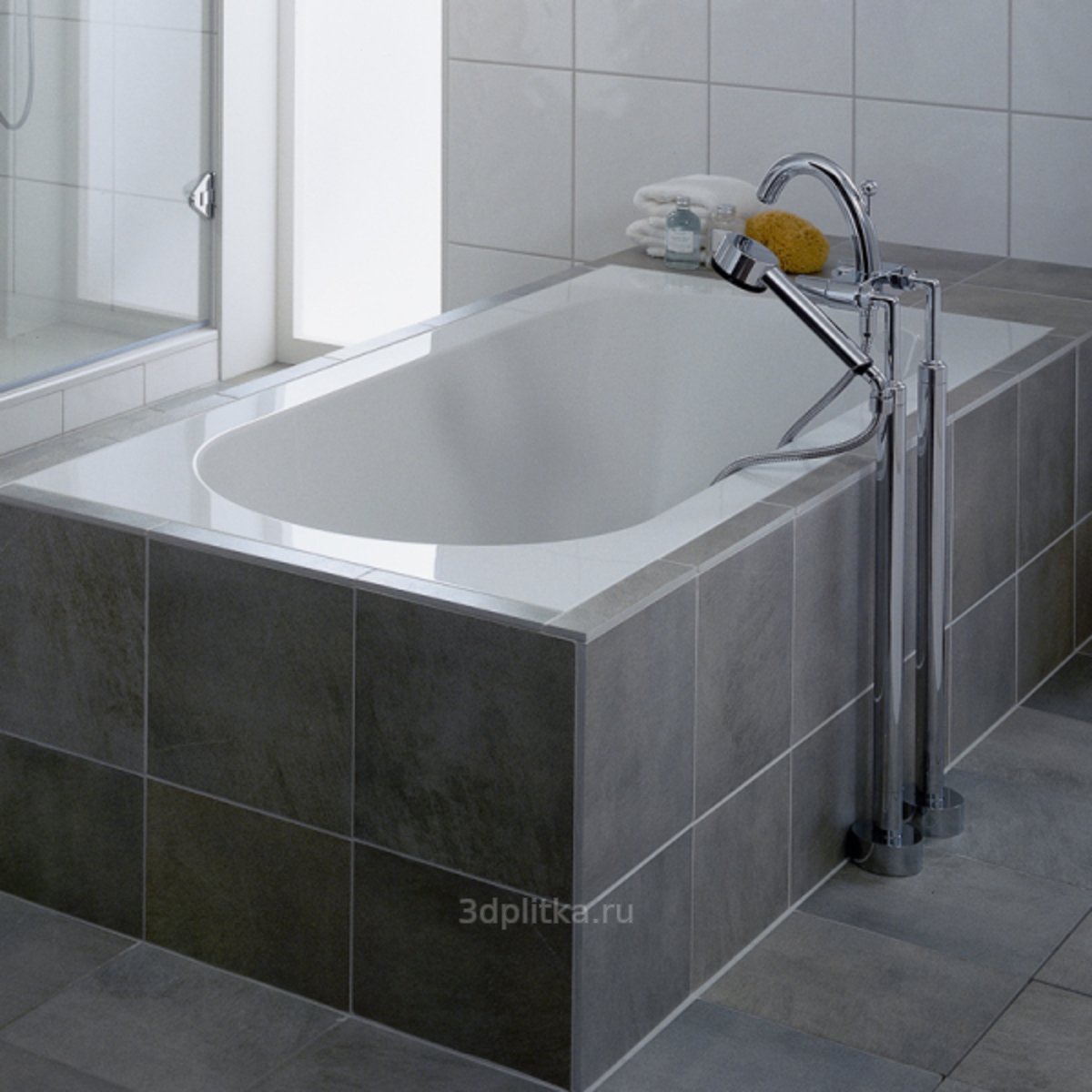 Villeroy&Boch Oberon UBQ160OBE2V-01 160x75 с ножками квариловая ванна 🏆 ...