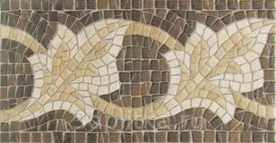 Iliada 🏆 Cenefa Afrodita Marron 21,7x43,5 декор от Vives купить керамическую плитку и ...