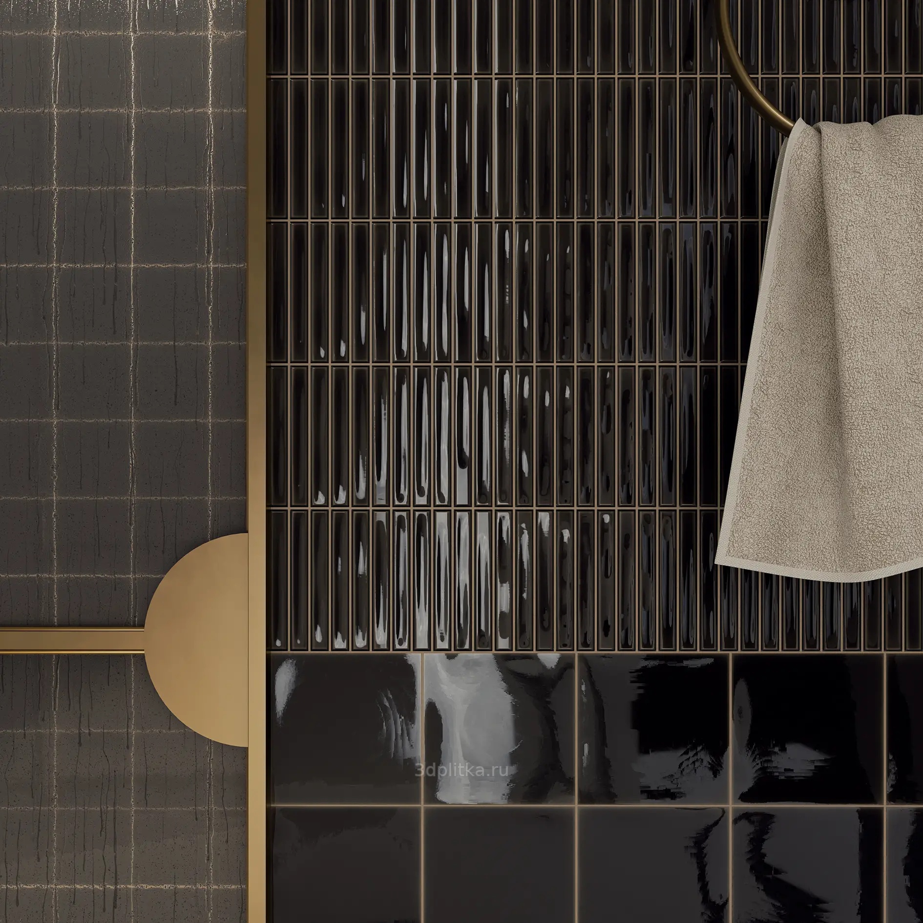 128697 Sweet Bars 🏆 Deep White Gloss 12,5x25 настенная плитка от WOW ...