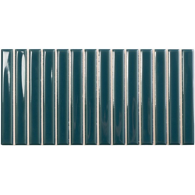 128703 Sweet Bars 🏆 Peacock Blue Gloss 12,5x25 настенная плитка от WOW ...