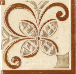 Coliseo 🏆 Taco Crema 10x10 вставка от Halcon Ceramicas купить ...